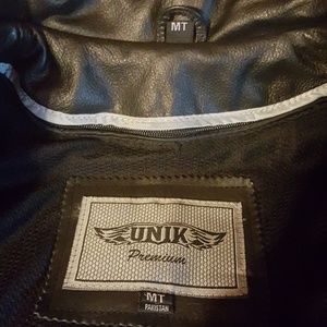 Unik | Jackets & Coats | Womens Unik Genuine Leather Biker Jacket ...